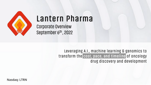 Lantern Pharma Inc - Precision Oncology Medicine